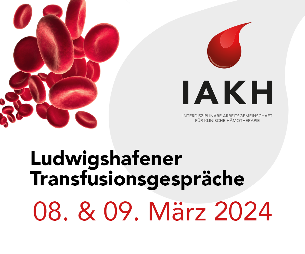 Bluttransfusion, Hämotherapie, Gerinnungsstörungen, Blutspende, Eigenblutspende - IAKH e.V.